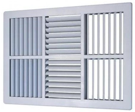 Multi Directional Ceiling Vent - 6 way blow - Rectangular – Airvents WA